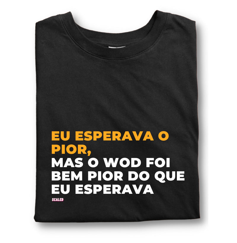 Eu esperava o pior